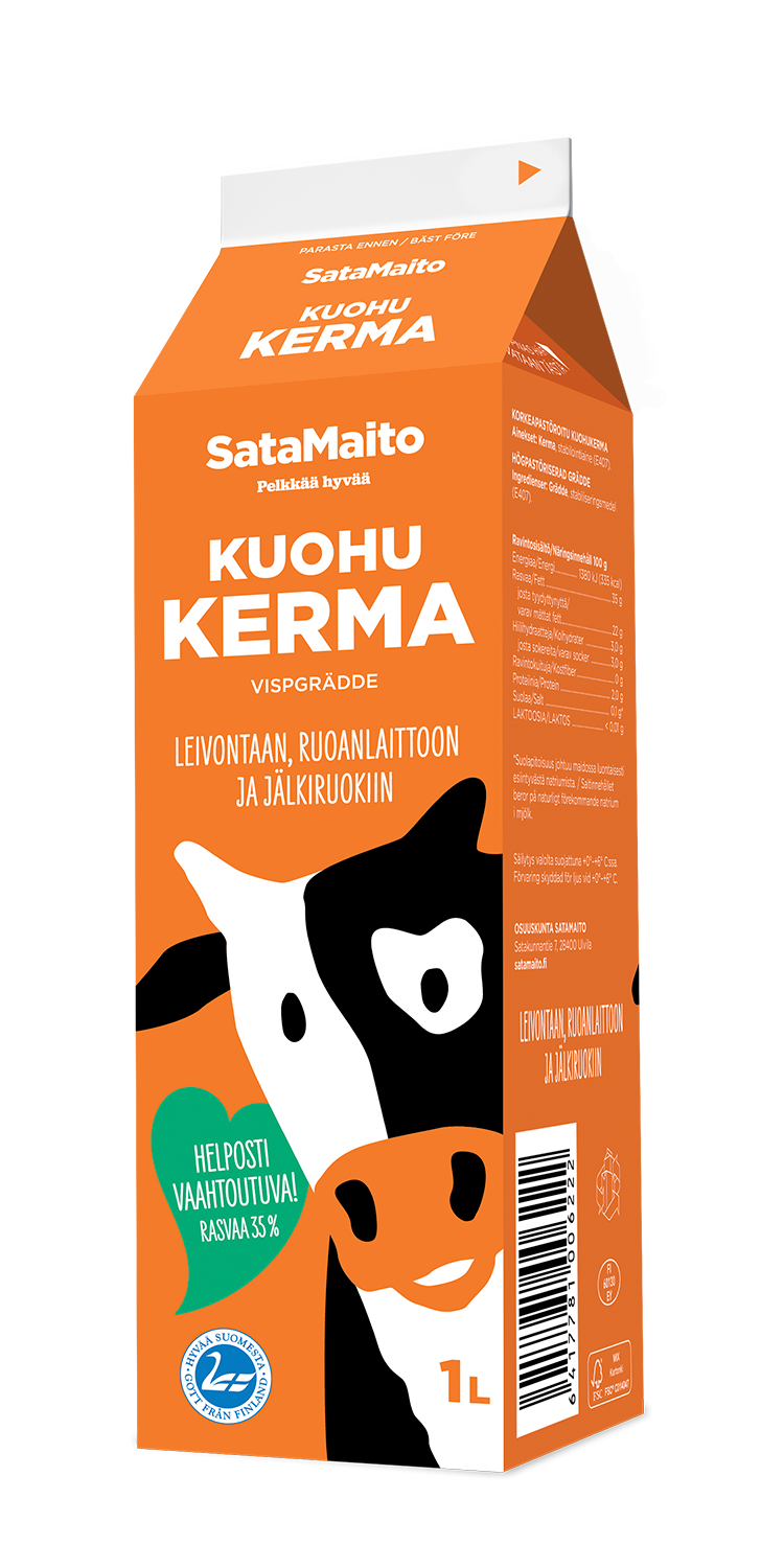 Kuohukerma 35% 1 l - Satamaito